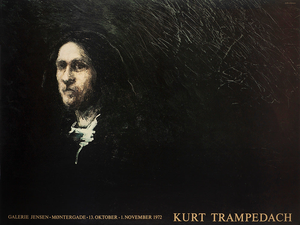 Selvportræt 1972, Galerie Jensen – Kurt Trampedach